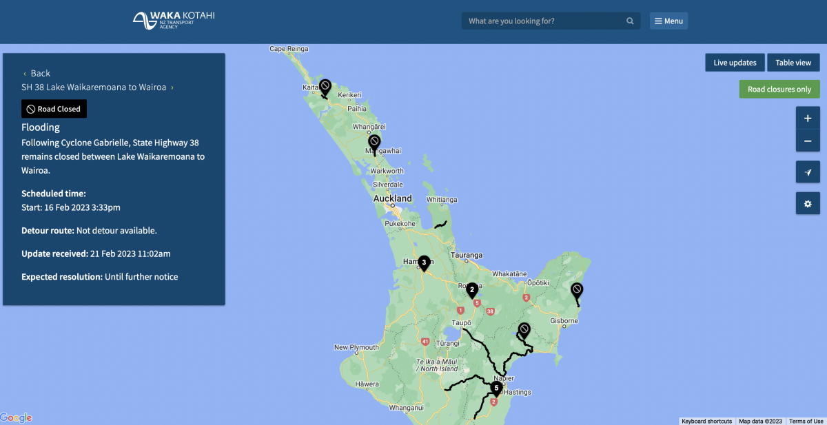 Cyclone Gabrielle’s impact, in maps - iStart leading the way to smarter ...